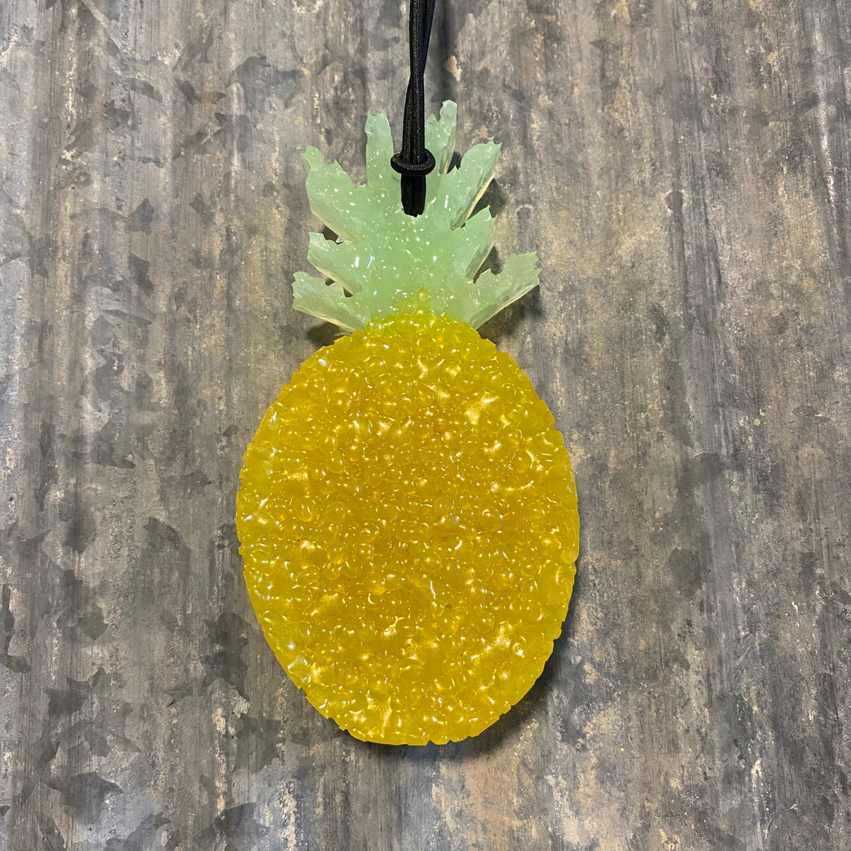 Pineapple Car Freshie | Pineapple Colors | Piña Colada Scent – Rear ...